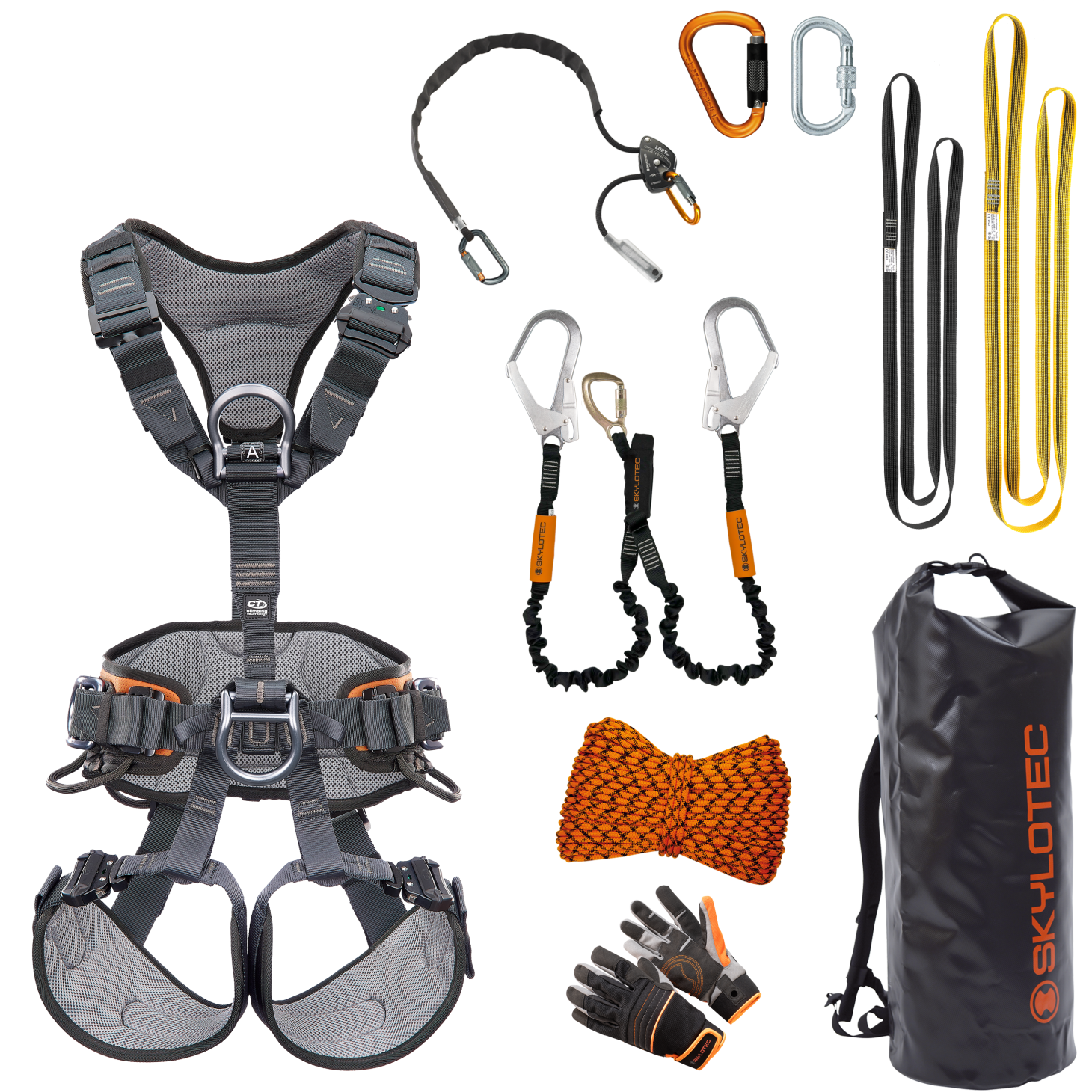 Buy Skylotec FALL PROTECTION DEVICE SET 4 SET-202-PRO-Y | SecureHeights