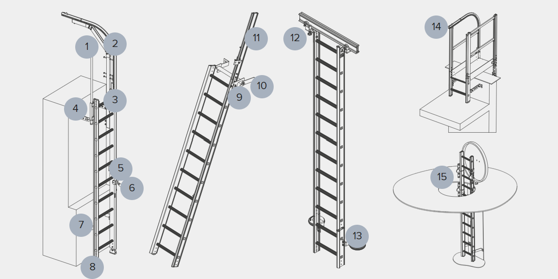 Fallprotec SafeLadder Pro Vertical Fall Arrest System